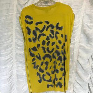 Tops | Marc Jacobs Yellow Leopard Top Tunic | Poshmark